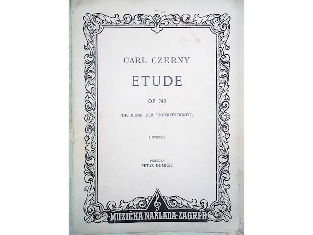 Carl Czerny ➡️ Etude ➡️ op. 740 ➡️ (II svezak)