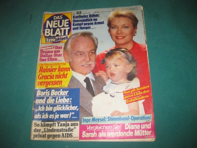 Das neue Blatt br.22 (1988) Grejs Keli i princ Renije