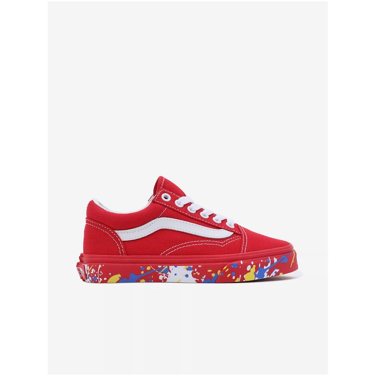 Red boys' sneakers VANS UY Old Skool - Boys