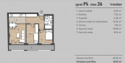 Prodajem Stan-Apartman, Salajka, Novi Sad, €188.950