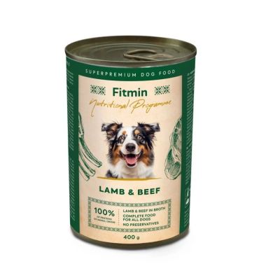 Fitmin Dog Nutritional Programme Konzerva Jagnjetina & Govedina 400g