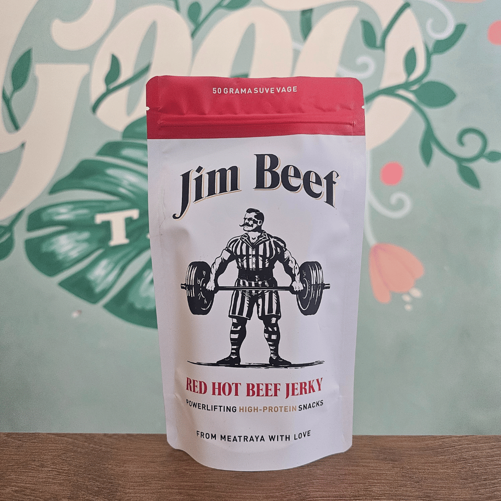 Jim Beef – Red Hot Beef Jerky 40g