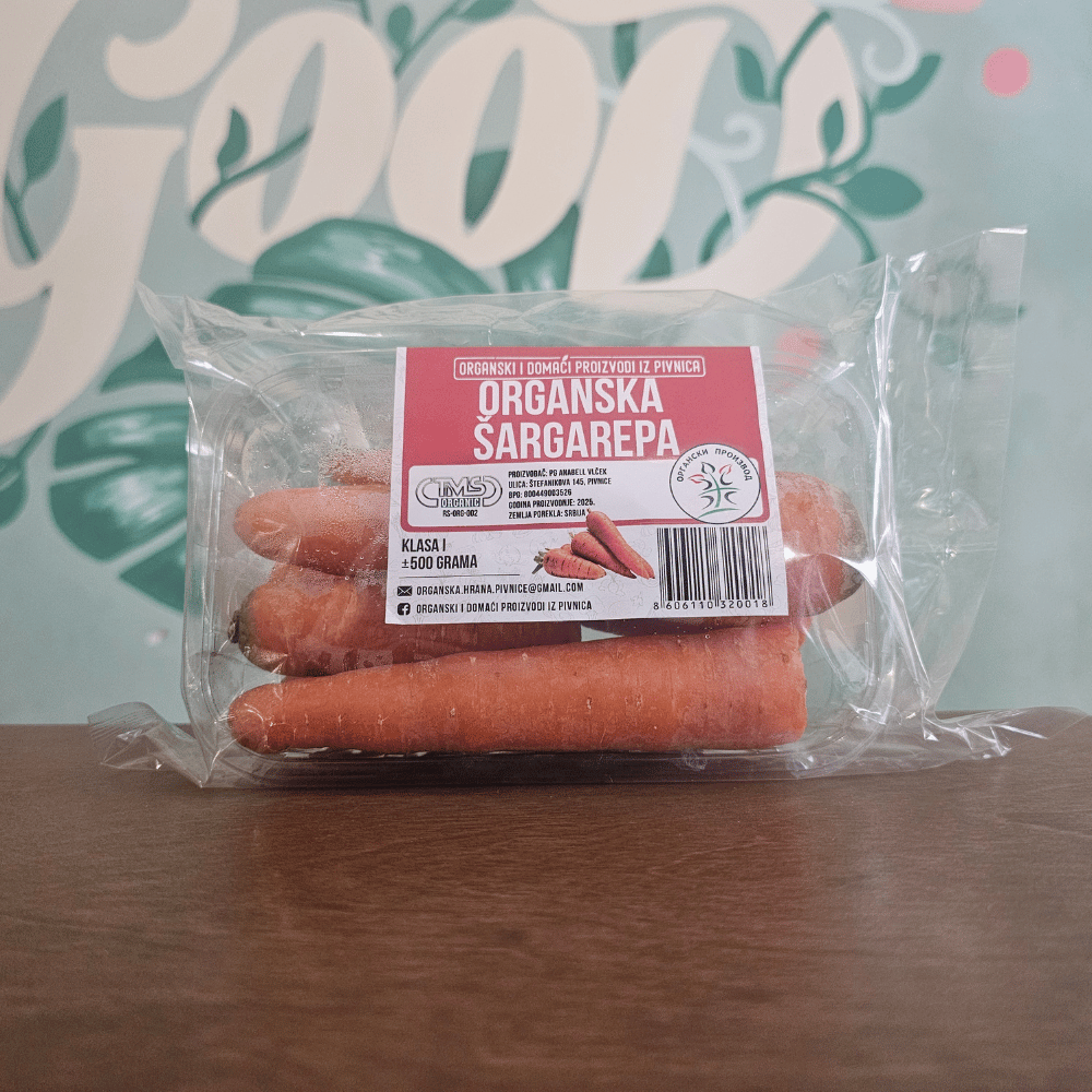 Organska šargarepa 500g