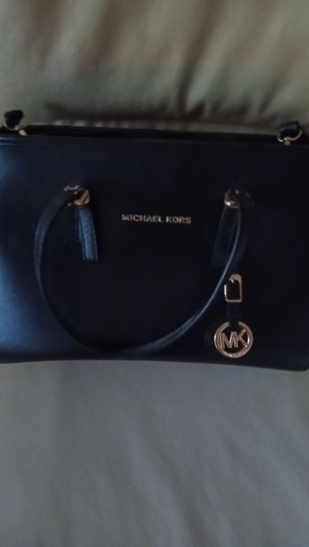 Michael Kors ženska torba – crna, elegantna tote/satchel forma. -
