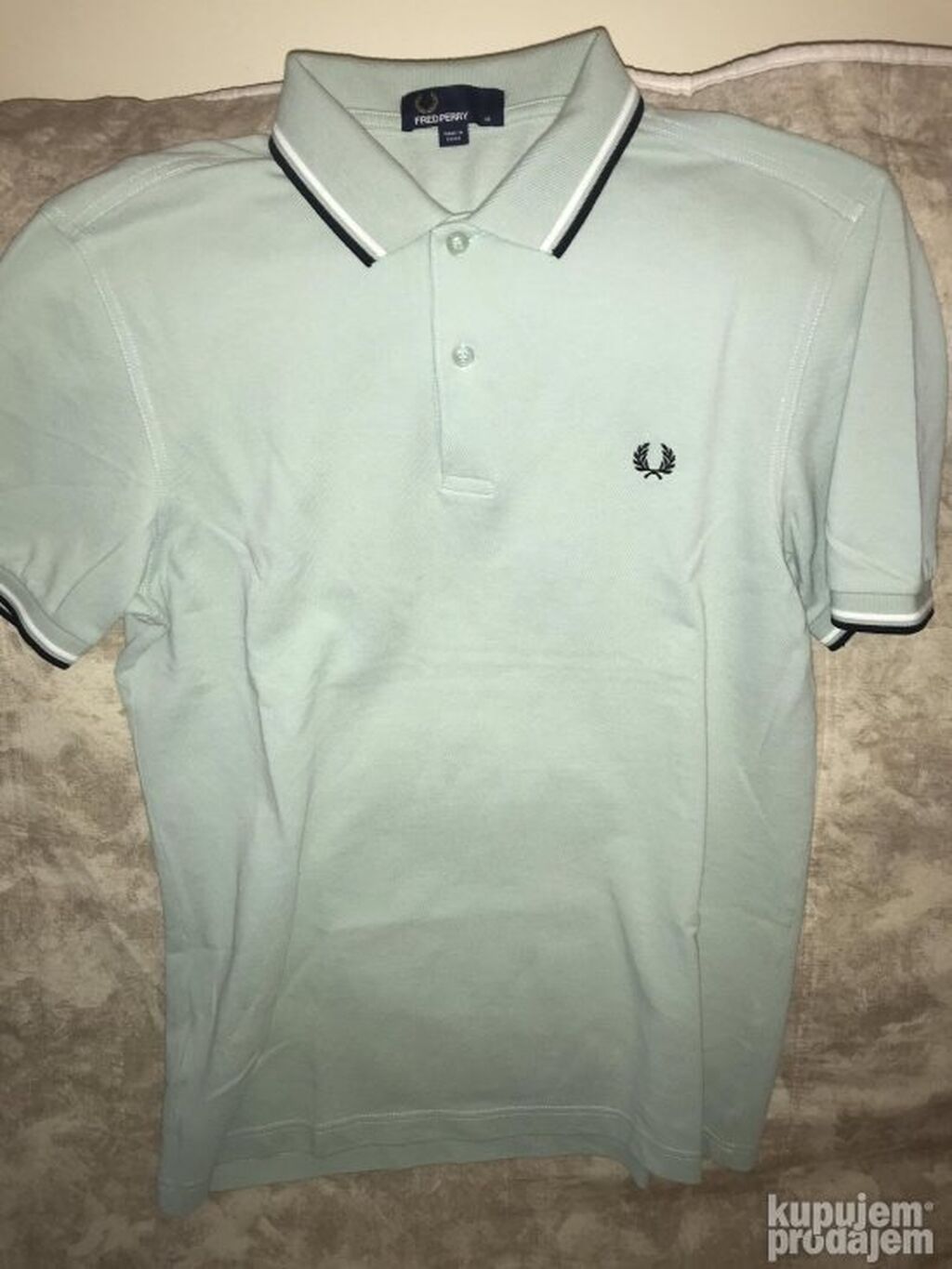 Men's T-shirt Fred Perry, bоја - Zelena