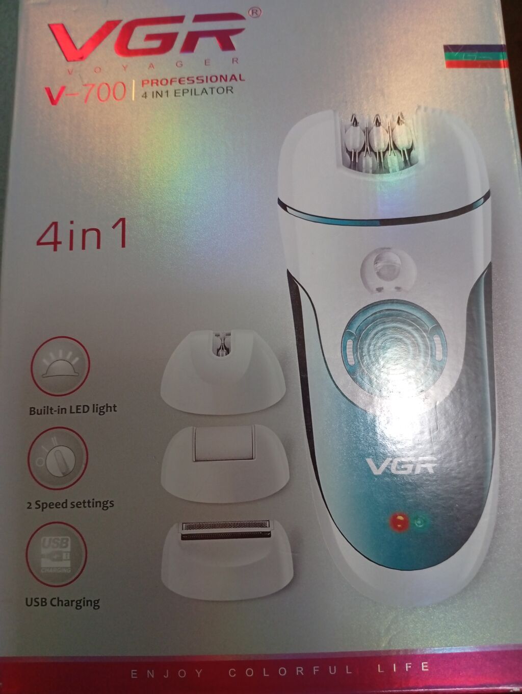 VGR Voyager V-700 – multifunkcionalni 4-u-1 epilator Karakteristike