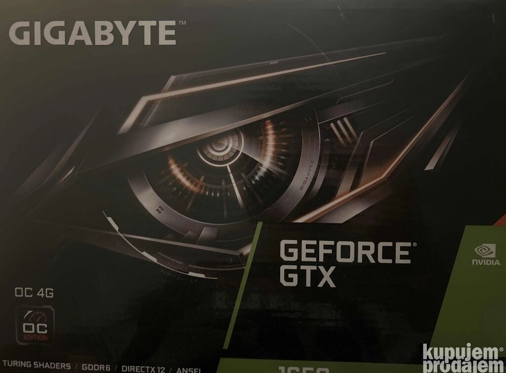 GIGABYTE GeForce GTX 1650 OC 4G grafička kartica. Dobro ocuvana imam
