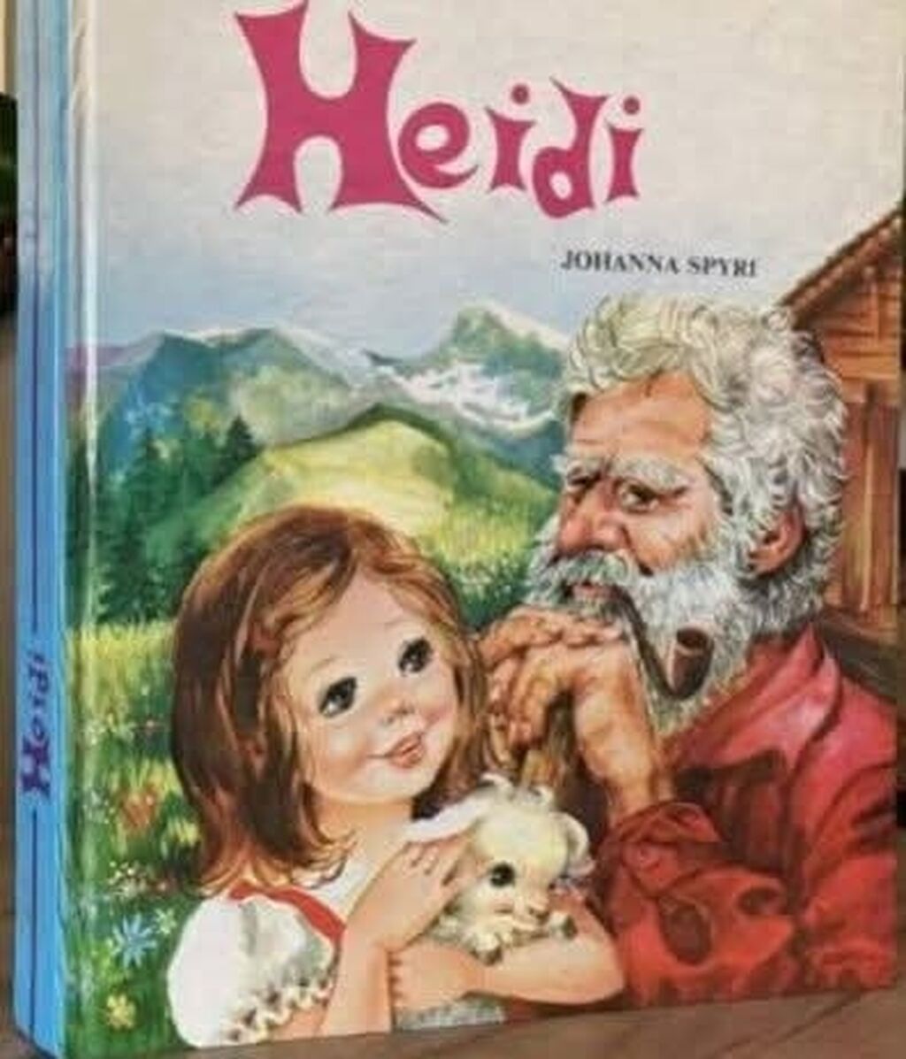 Knjiga: Heidi – Johanna Spyri - Klasični roman za decu, ilustrovano