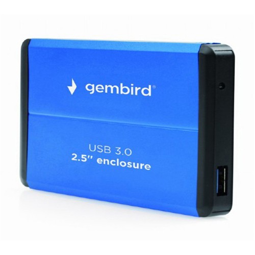 Gembird USB 3.0 2.5'' enclosure, blue | EE2-U3S-2-B