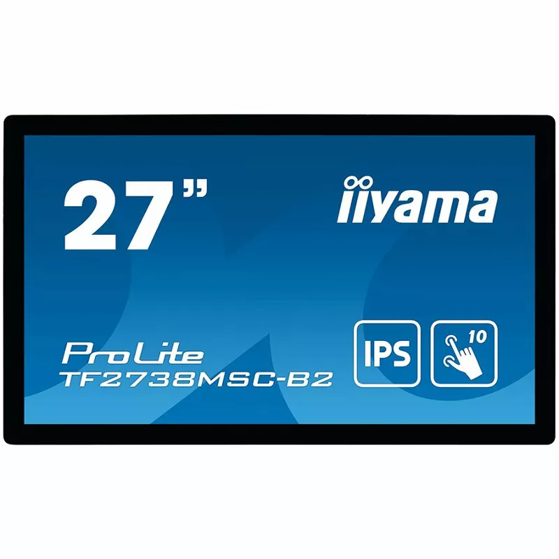 IIYAMA Monitor 27″ PCAP Bezel Free 10-Points Touch, 1920×1080, IPS panel, DVI, HDMI,