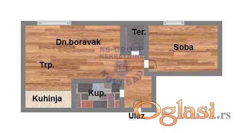 Dvosoban, 40m2 Telep