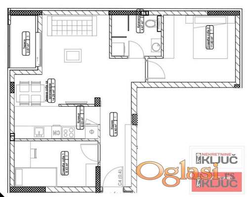 TELEP, 55m2, Dvoiposoban sa pdv, Izgradnja