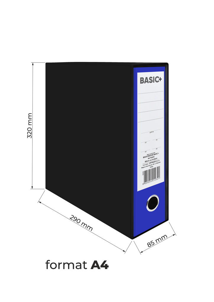 REGISTRATOR A4 NORMAL BASIC+ PLAVI