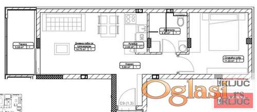 TELEP, 43m2, Dvosoban sa pdv, Izgradnja