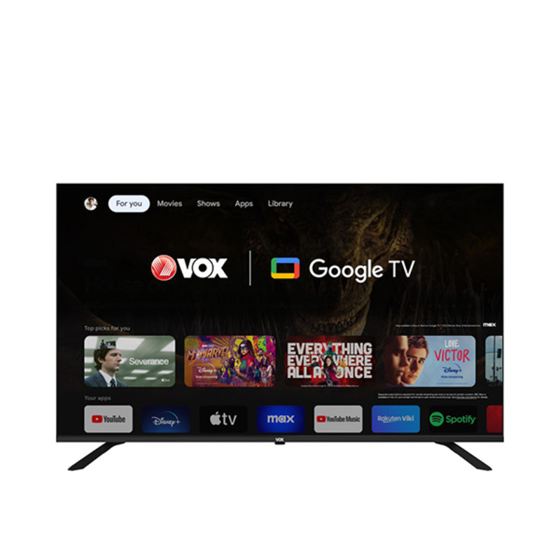 Televizor Vox 50GOU080B Smart, LED, 4K UHD, 50″(127cm), DVB-T2/C/S2