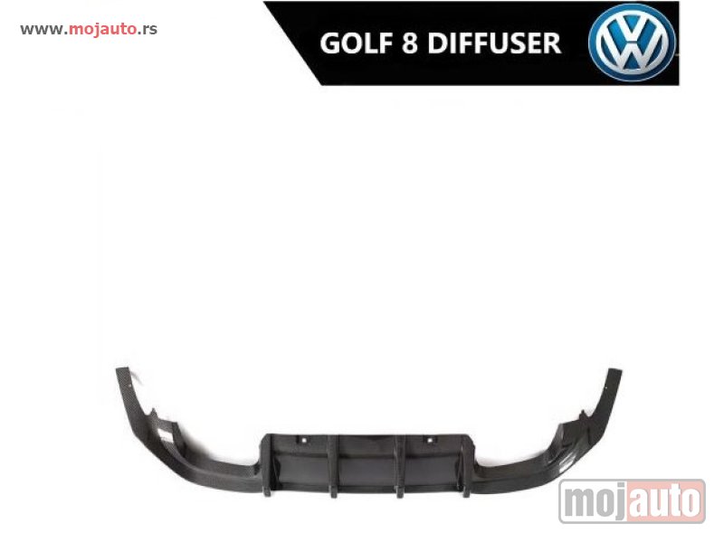VW Golf 8 zadnji difuzor