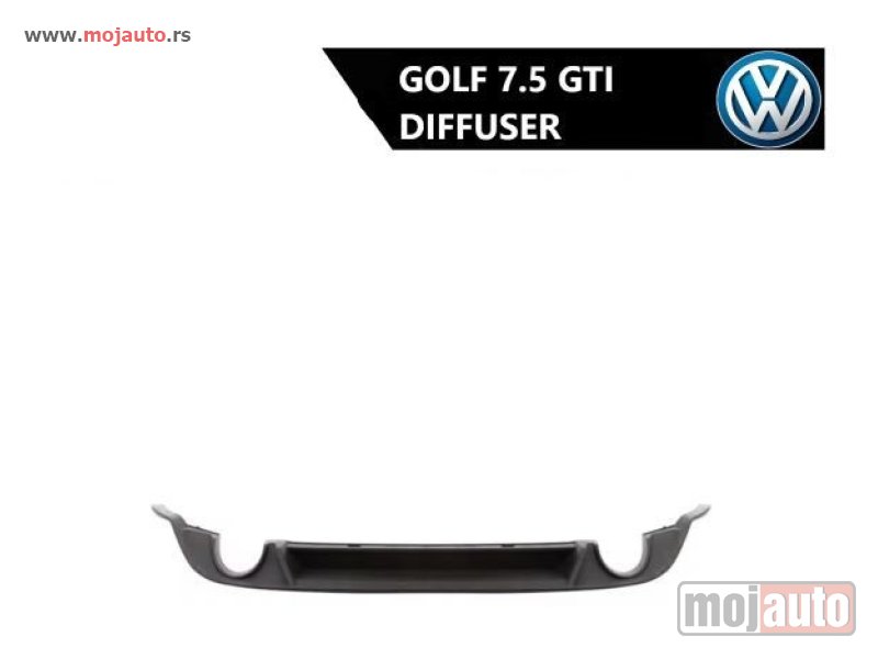 VW Golf 7.5 GTI zadnji difuzor