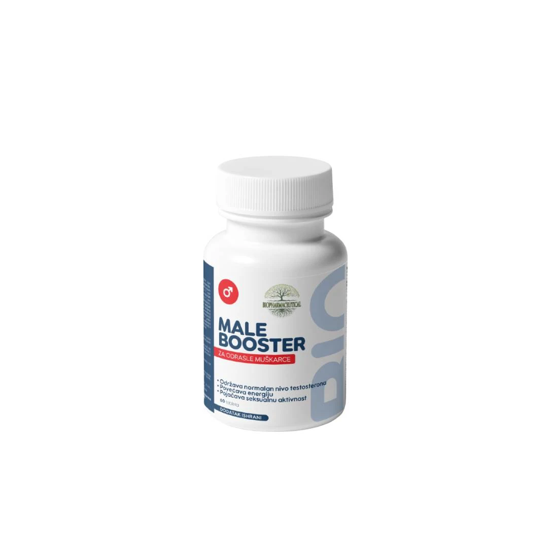 MALE BOOSTER 60 Tableta; Plodnost; Spermatogeneza; Seksualna Želja