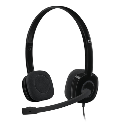 Logitech slušalice sa mikrofonom H151 Stereo Headset On Ear 981-000589