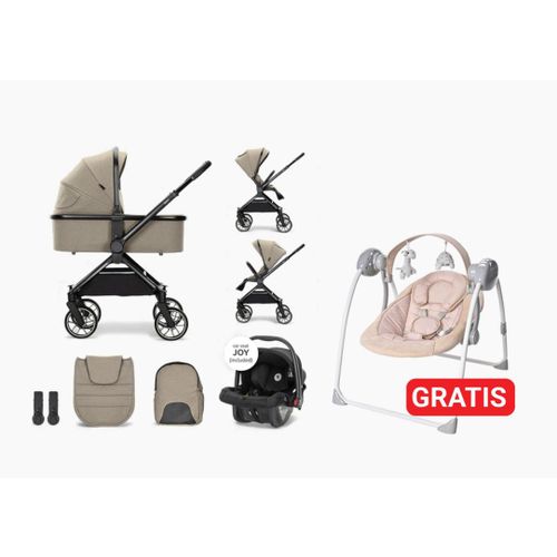 Lorelli Kolica Za Bebe Reya 3U1 - Brown + GRATIS Ležaljka Portofino