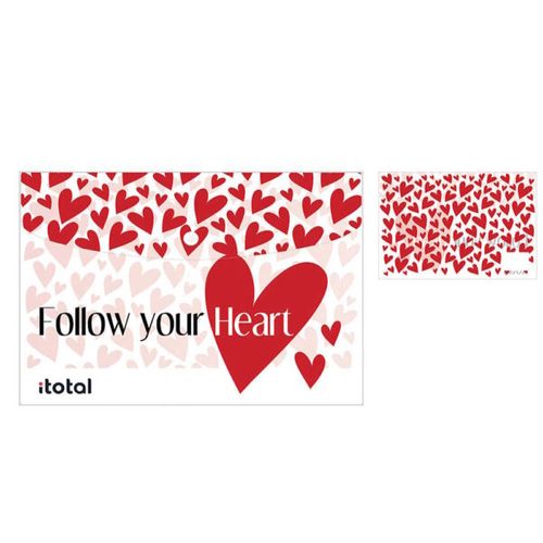 iTOTAL Fascikla Pismo A4 PVC Follow Your Heart XL2623