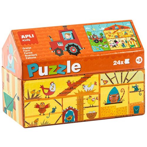 APLI Puzzle U Kućici 24 Kom - Farma 17354