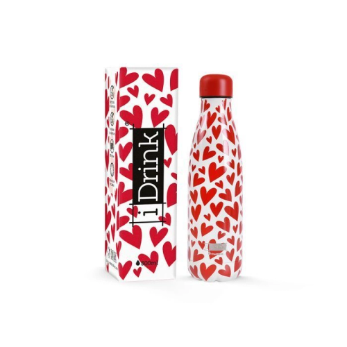 iTOTAL Boca Metalna 500ml Srca Follow Your Heart ID0438