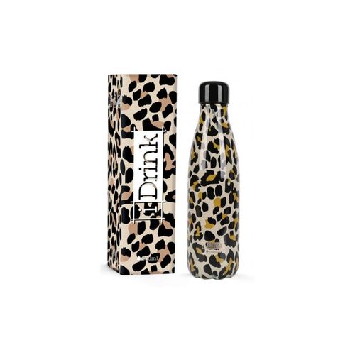 iTOTAL Boca Metalna 500ml Leopard Id0028