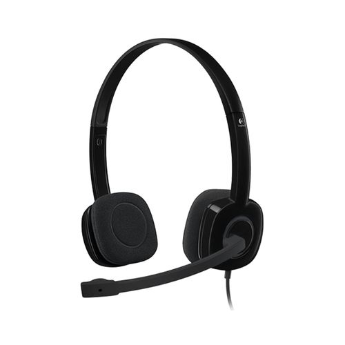 Logitech H151 stereo headset single jack slušalice sa mikrofonom crne