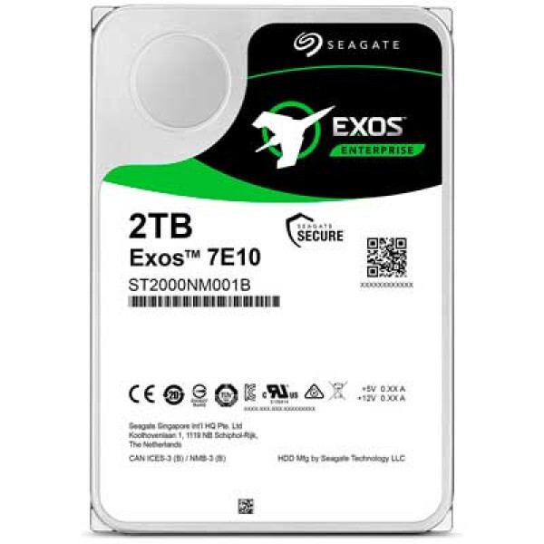 HDD SAS 2TB Seagate Exos 7E10 ST2000NM001B 7200rpm 256MB EnterpriseID EK000811117