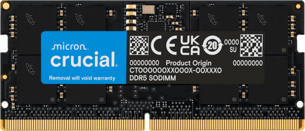 Crucial RAM Memorija SODIMM DDR5 32GB 5600MHz CT32G56C46S5ID EK000810796
