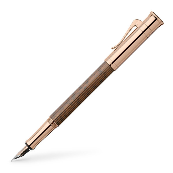 Limited Edition naliv pero Graf von Faber-Castell Snake wood Rose gold