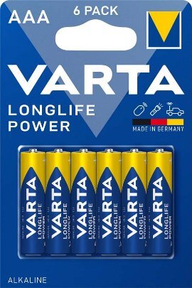 Varta Longlife power LR03, alkalna baterija 6/1ID EK000796357