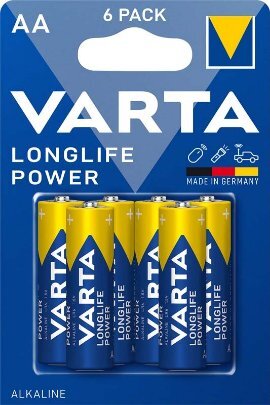 Varta Longlife power LR6, alkalna baterija 6/1ID EK000796351