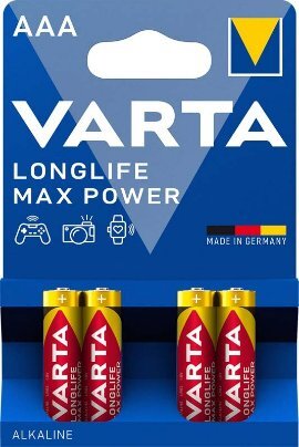 Varta Longlife max power LR03, alkalna baterija 4/1ID: EK000796359