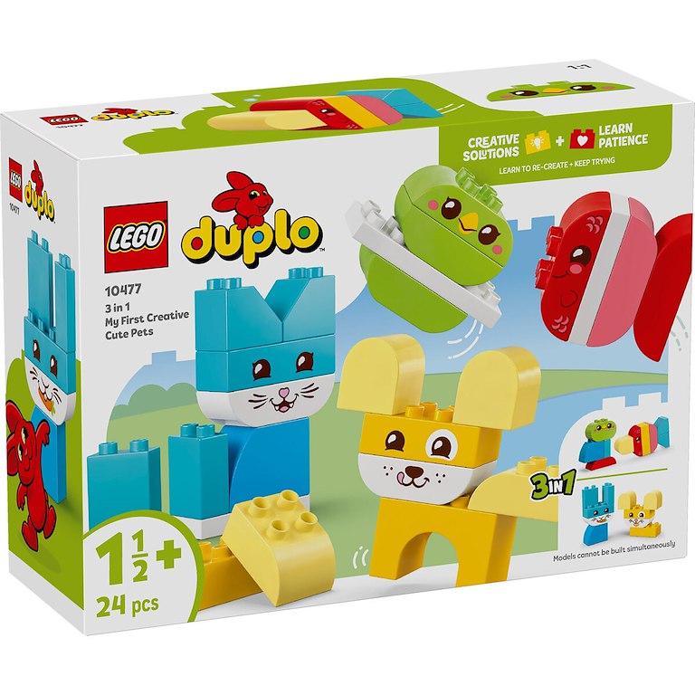 LEGO 3 u 1 Moji prvi kreativni slatki kućni ljubimci 10477ID EK000809049
