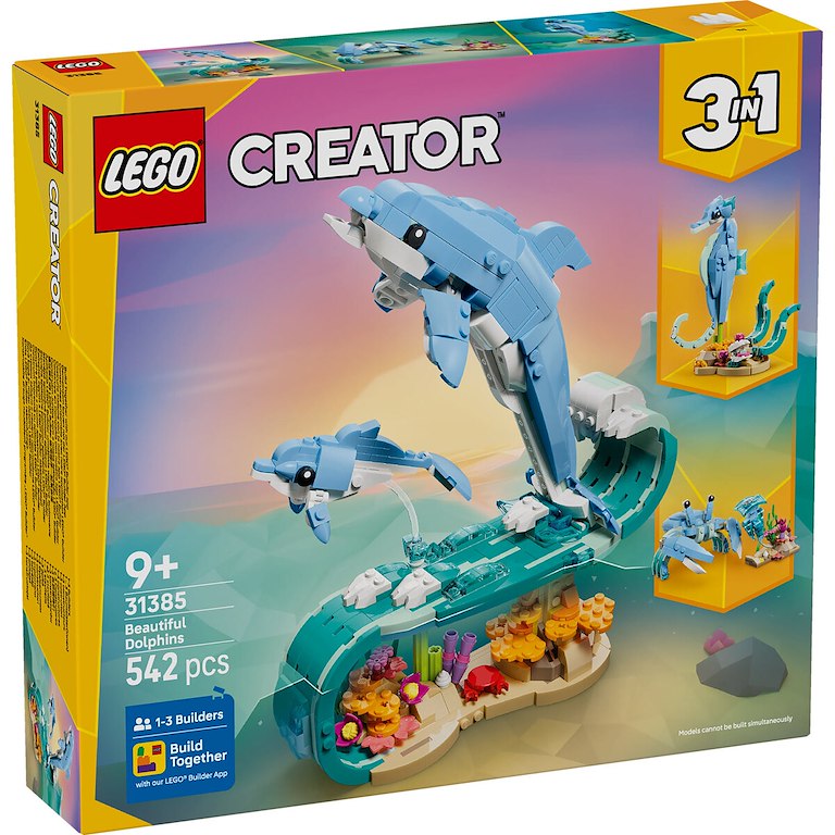 LEGO Morske životinje: Lepi delfini 31385ID EK000809003