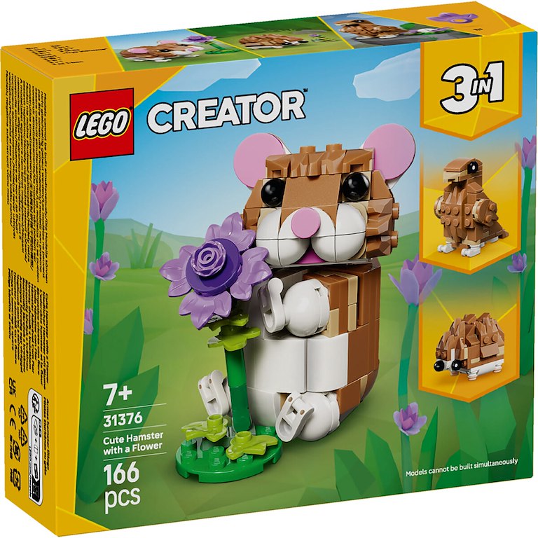 LEGO Slatki hrčak sa cvetom 31376ID EK000809074