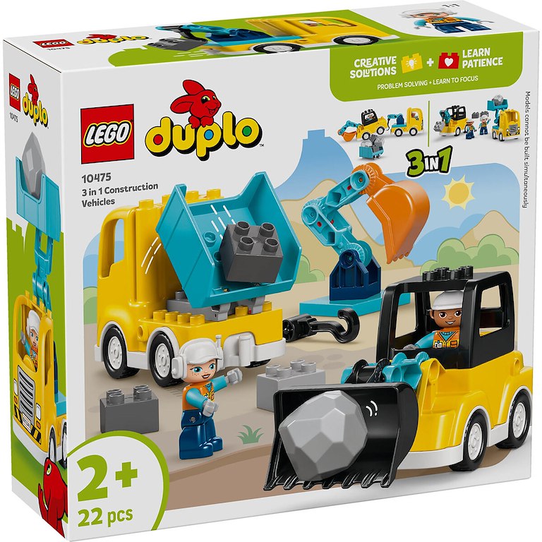 LEGO 3 u 1 Građevinska vozila 10475ID EK000809017