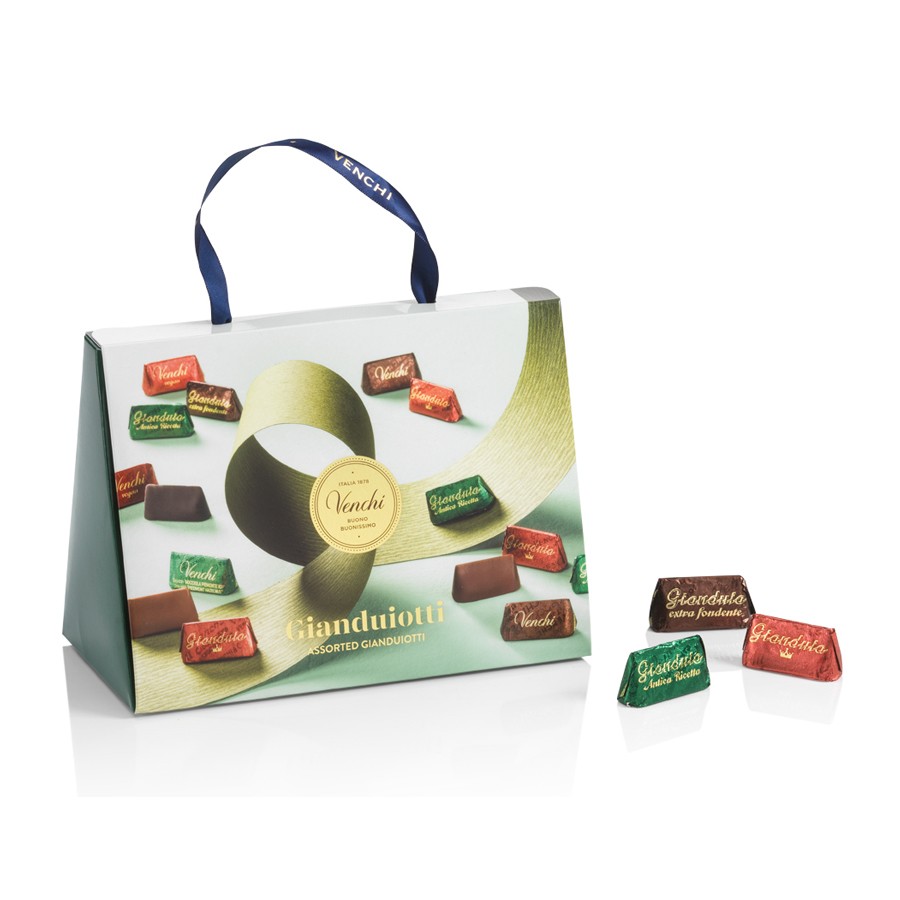 Venchi Gift bag with assorted Gianduiotto Chocolates 150g