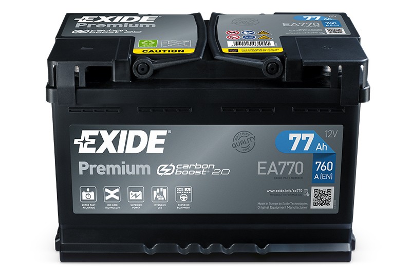 EXIDE AKUMULATOR / 77AH 760A
