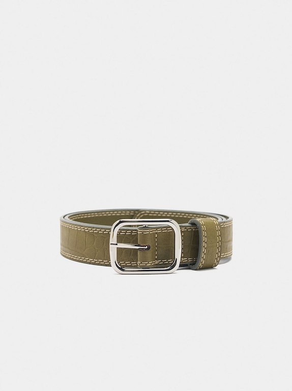 ANIMAL-EMBOSSED BELT