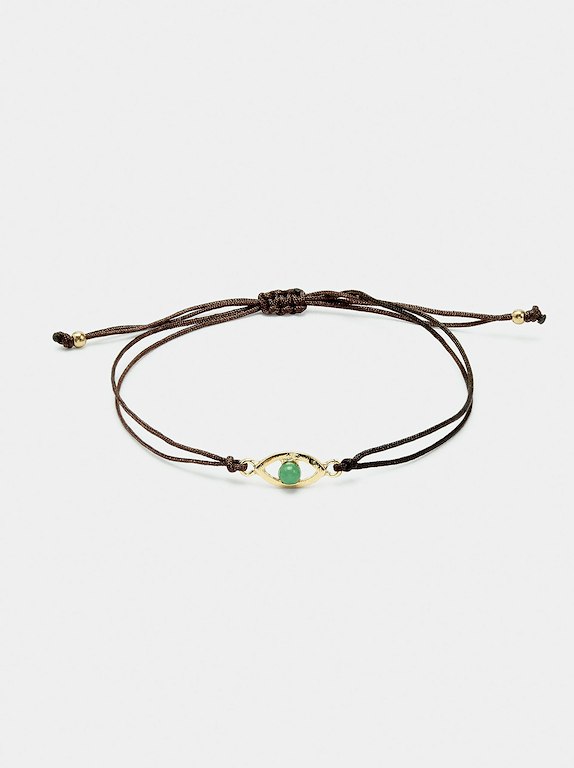 ADJUSTABLE BRACELET WITH EYE CHARM