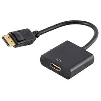 ADAPTER LINKOM DISPLAYPORT (M) – HDMI (F) CRNI