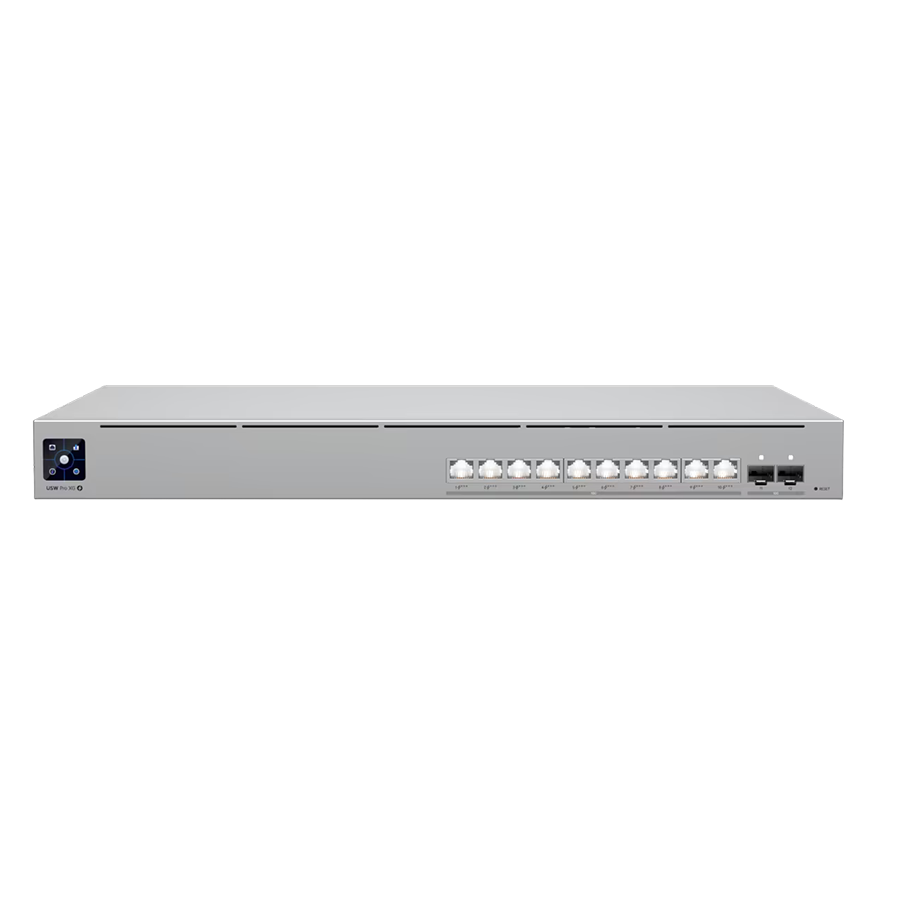UBIQUITI LAYER 3 ETHERLIGHTING USW-PRO-XG-10-POE-EU (10) 10 GBE AND (2) 10G SFP+ PORTS