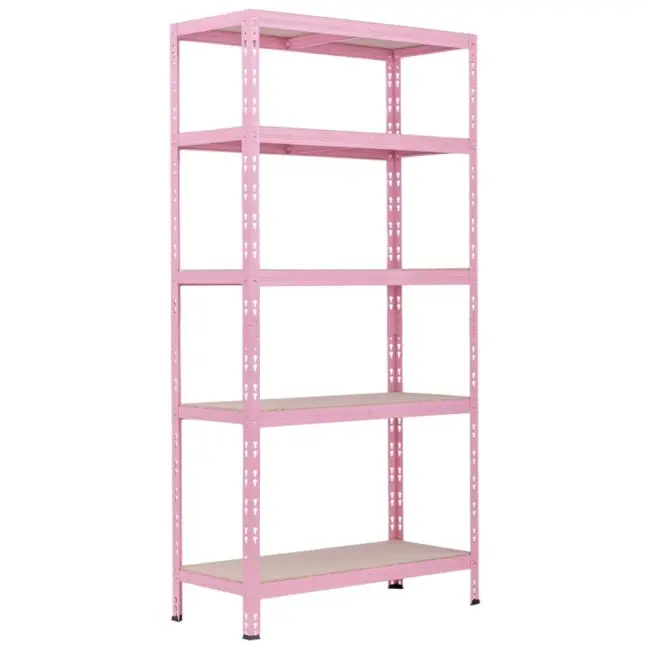 Polica pink 180x90x40cm 5 polica mdf