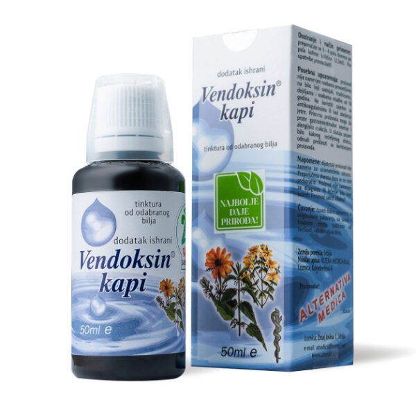 Vendoksin kapi 50 ml – prirodna biljna podrška venskoj cirkulaciji