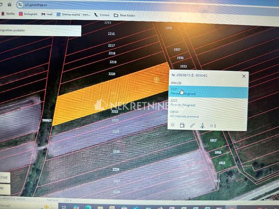 Prodajem njivu 56 ari u Ovči,zemljiste je poljoprivredno