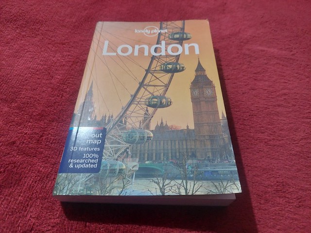 London Lonely planet pull-out map
