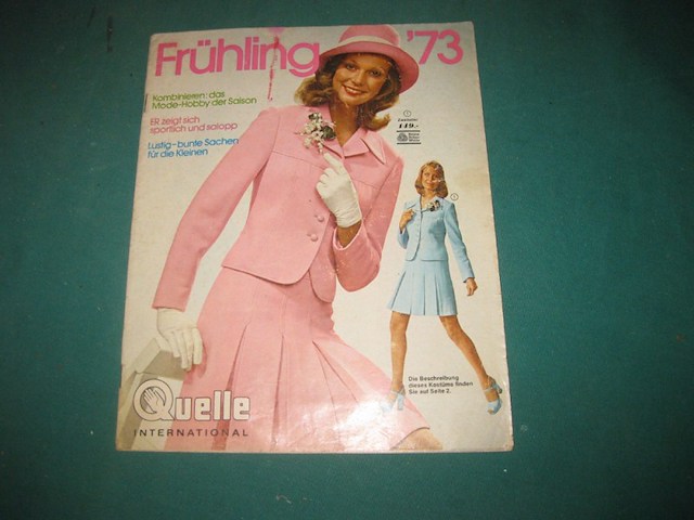 Modni katalog Fruhling Quele 1973.